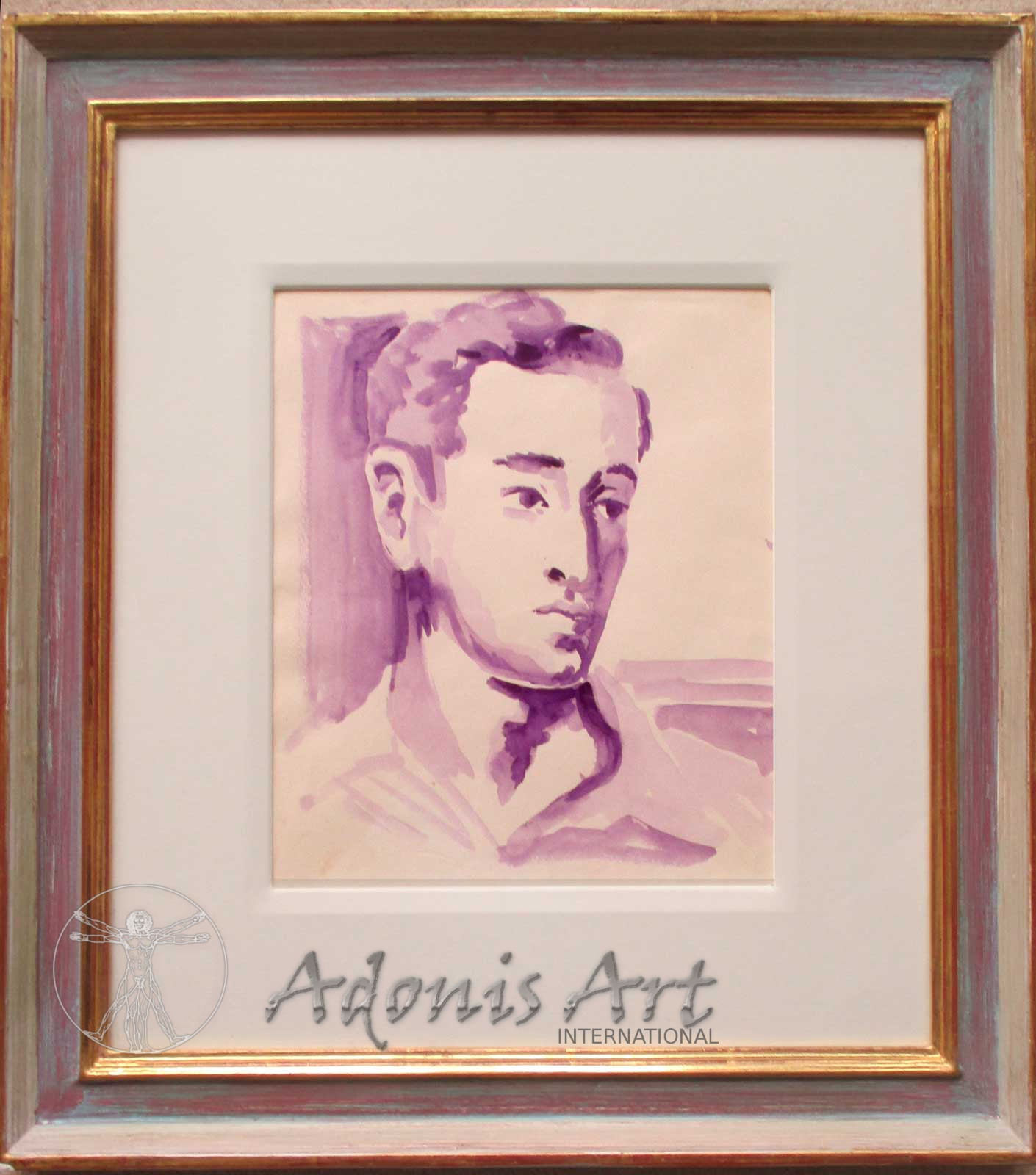 'Adrian in Purple Wash' by Peter Samuelson | Adonis Art International