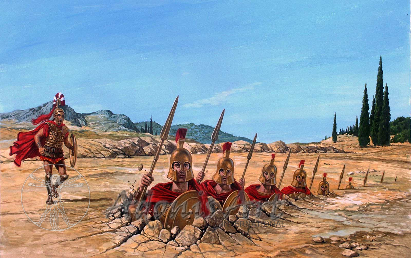 Illustration - 'The Avengers' by Roger Payne | Adonis Art International