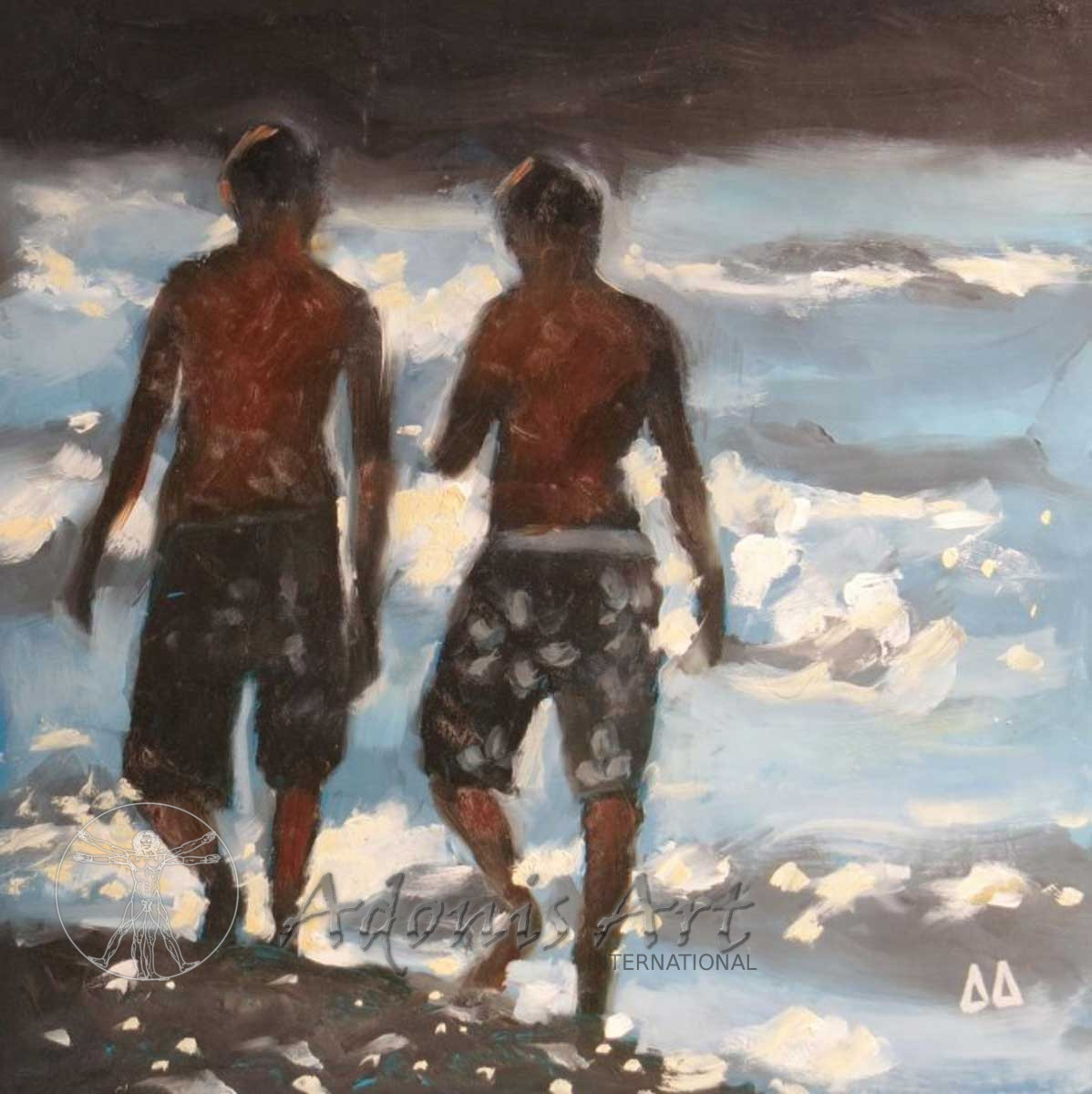 'Beach Buddies' by David Ambrose | Adonis Art International