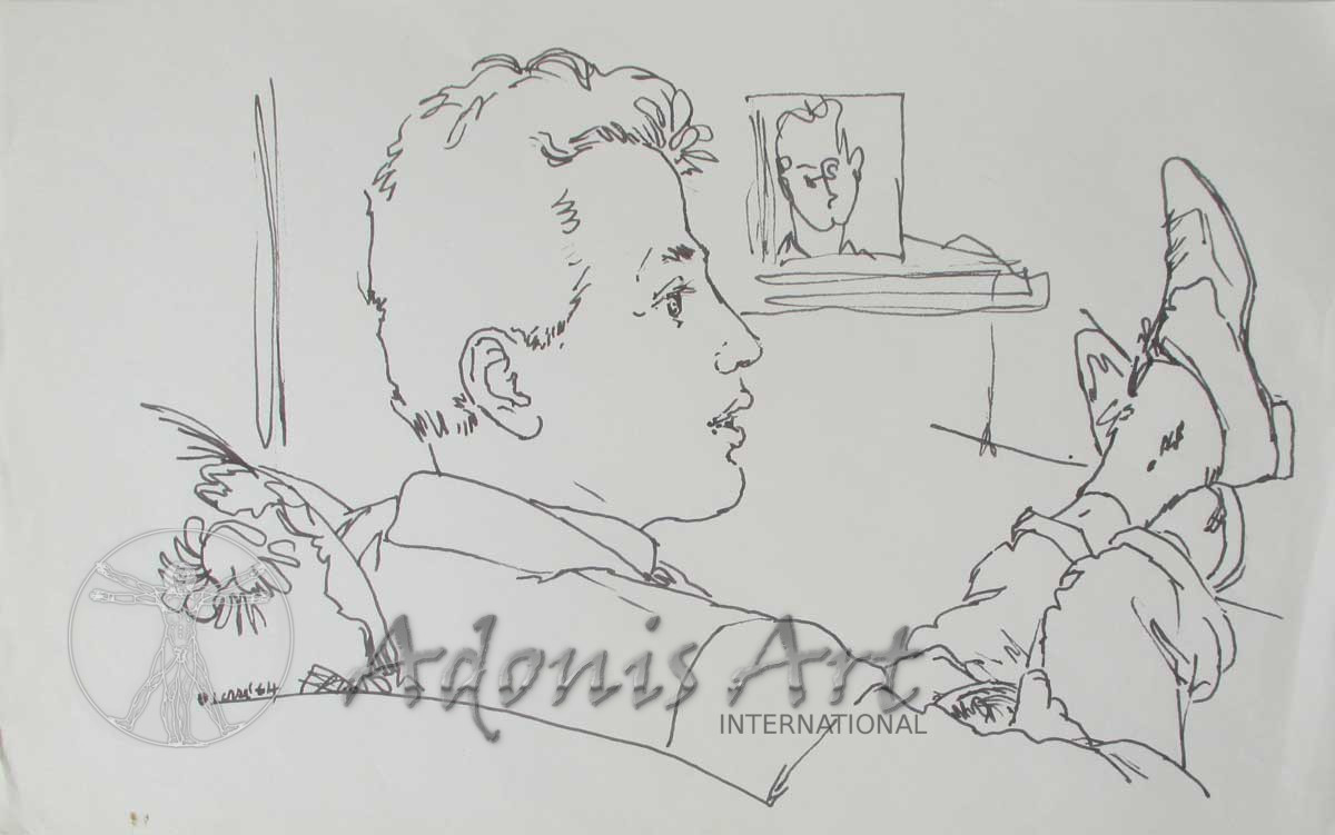 'Feet Up' by Peter Samuelson | Adonis Art International