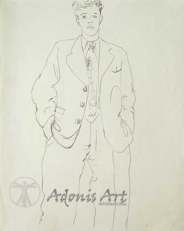 "Hands in Pockets" by Peter Samuelson | Adonis Art International