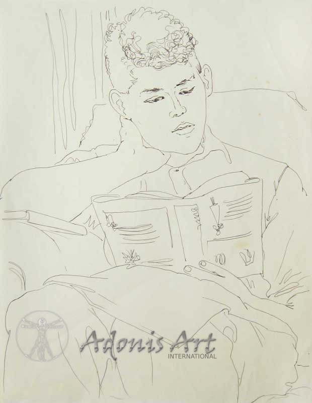 "The Bookworm" by Peter Samuelson | Adonis Art International