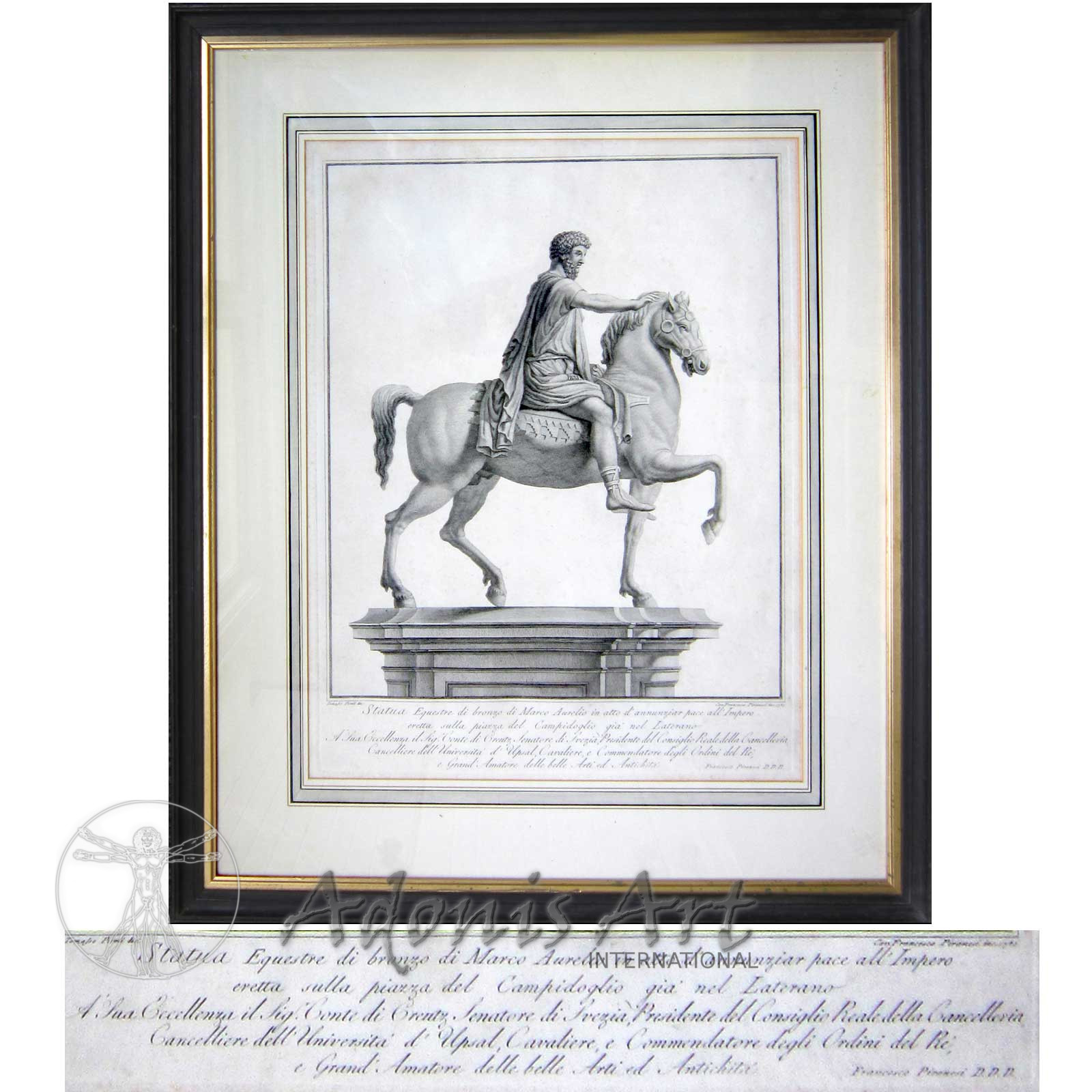 'Marcus Aurelius' by Francesco Piranesi | Adonis Art International