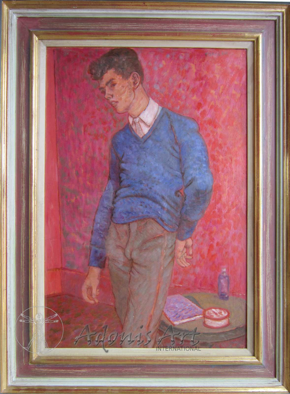 'The Blue Sweater' by Peter Samuelson | Adonis Art International